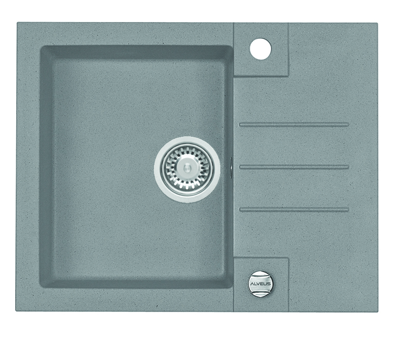 Alveus ROCK 30 beton | Jednodřezy s odkapem | Ardea-cz