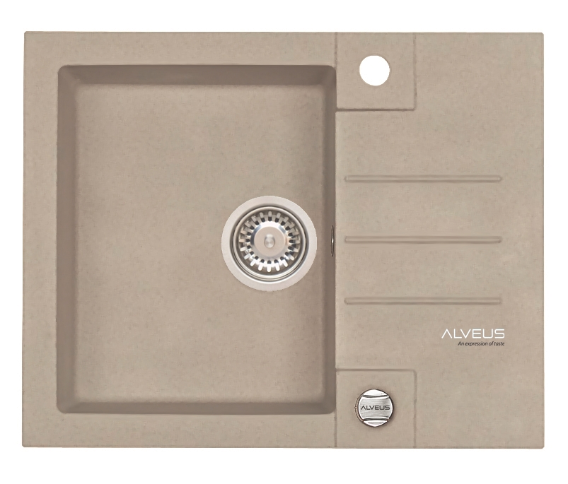 Alveus ROCK 30 pebble | Jednodřezy s odkapem | Ardea-cz