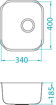 Alveus VARIANT 40 | Jednodřezy | Ardea-cz