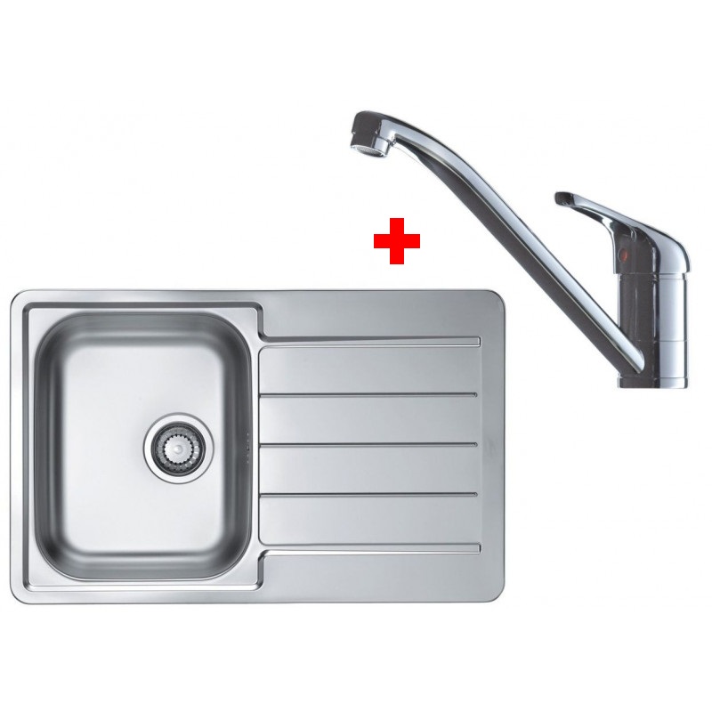 Alveus LINE 80 NAT + Riviera X | Jednodřezy s odkapem + baterie | Ardea-cz