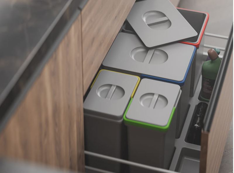 PRACTIKO sorter 600 | Odpadkový koš a sorter modul 600 mm | Ardea-cz