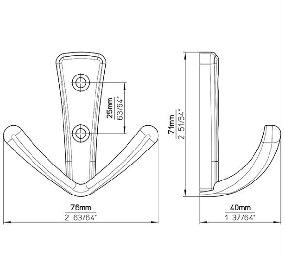 Věšák Oliver S | Nábytkové věšáky | Ardea-cz